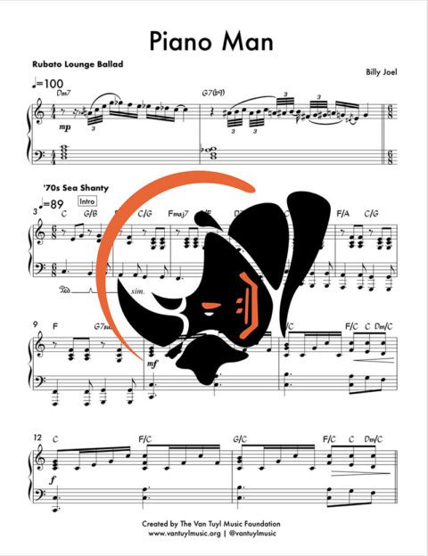 Piano Man by Billy Joel Piano Sheet Music