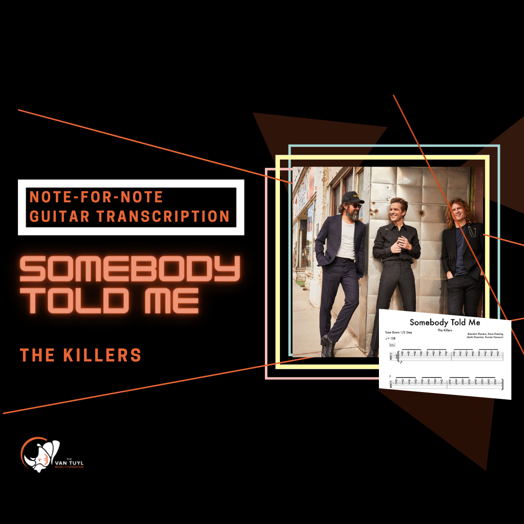 Somebody Told Me by The Killers Guitar Tab