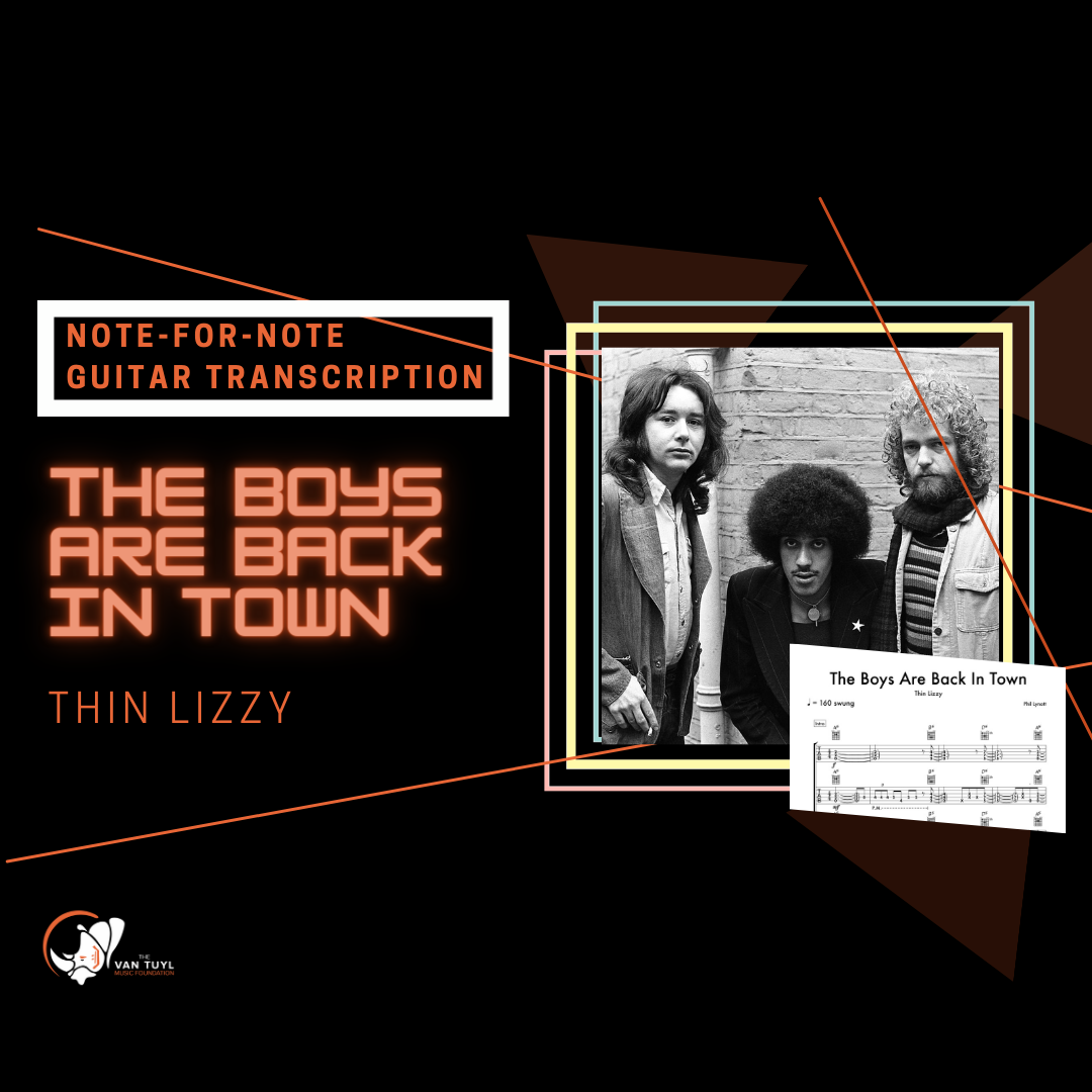 The Boys Are Back In Town by Thin Lizzy Guitar Tab